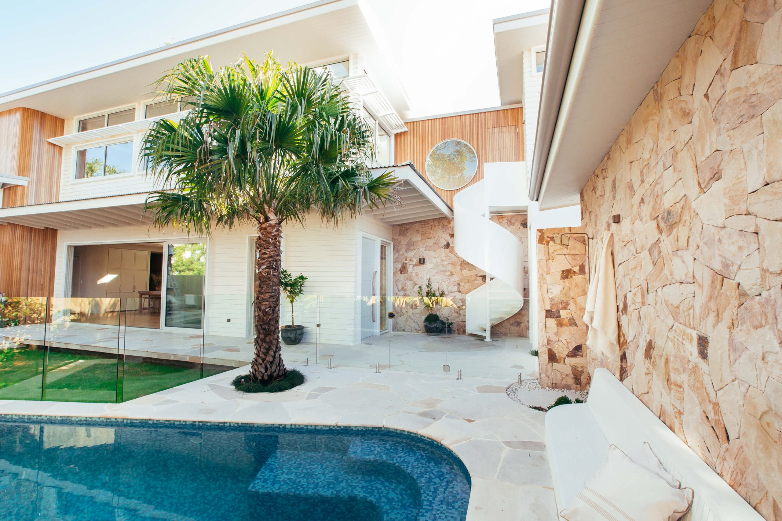 A beautiful Coastal-style Blue Lagoon with Kyal and Kara - Corinthian Doors